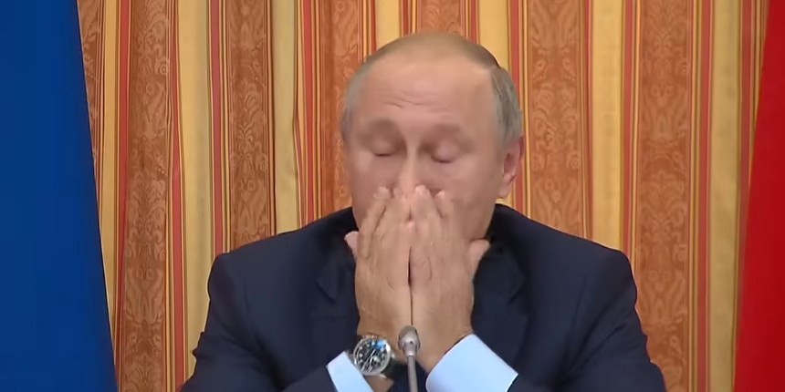 EN VIDEO - Le fou-rire de Vladimir poutine en plein Conseil des ...