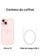 APPLE iPhone 15 rose 128 Go - Prix, Avis, Caractéristiques - SFR