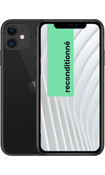 iPhone 11 reconditionné noir 64Go - iPhone reconditionné - RED by SFR