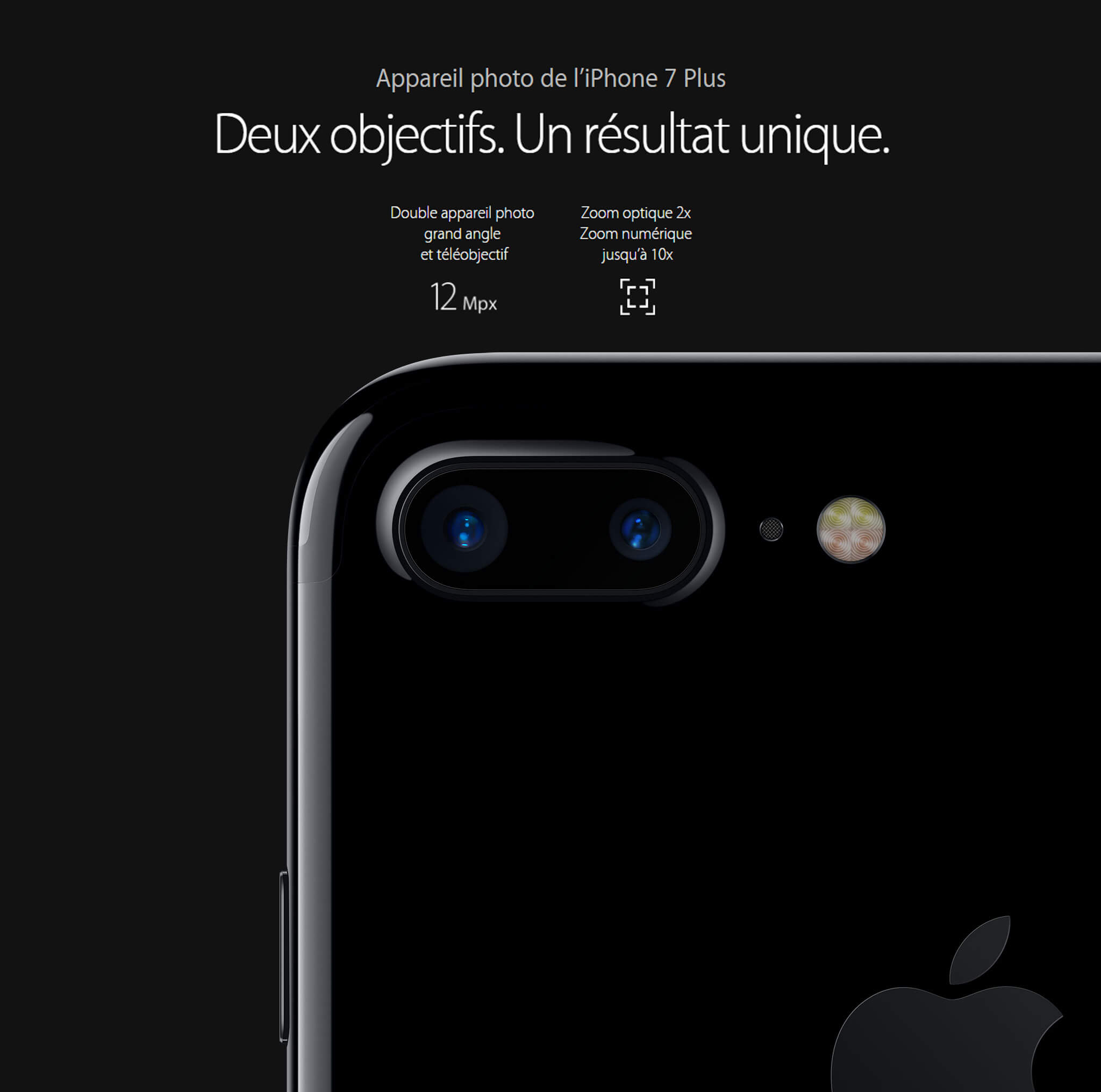 APPLE iPhone 7 reconditionné noir 32Go - RED by SFR